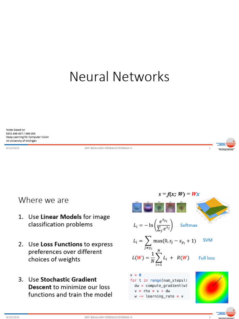 Chapter 5 - Neural Networks | PDF | Artificial Neural Network | Computational Neuroscience