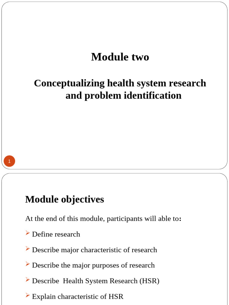 Module Two - Conceptualization | PDF | Methodology | Scientific Method