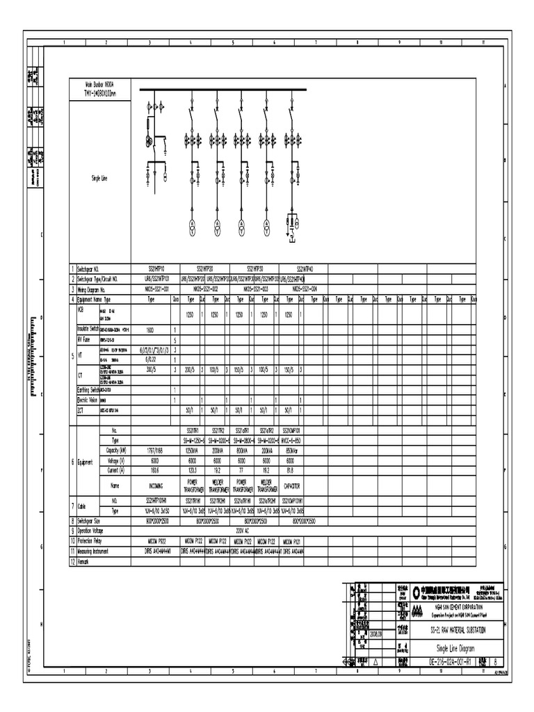 4.18.5 (2nd Line Substation Single Line Diagram) | PDF