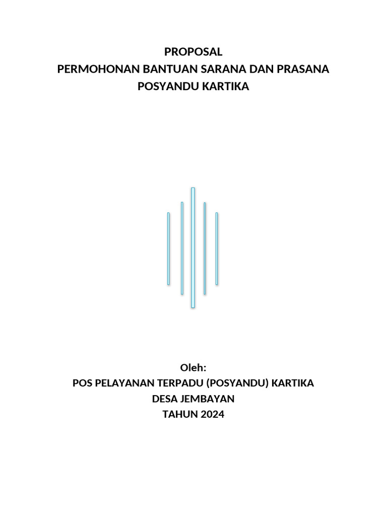 Proposal Posyandu Kartika | PDF