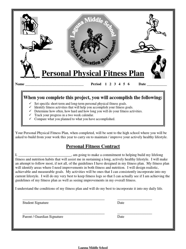 Personal Physical Fitness Plan Packet | Download Free PDF | Physical ...