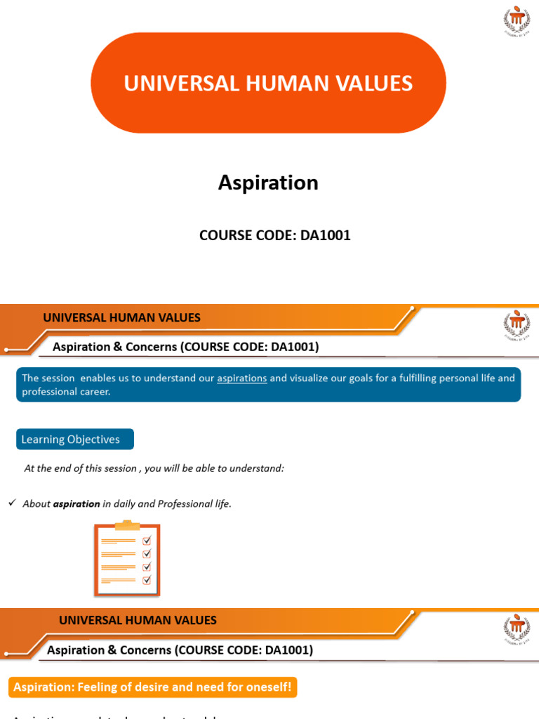 Understanding Aspiration in Life | PDF | Thought | Happiness