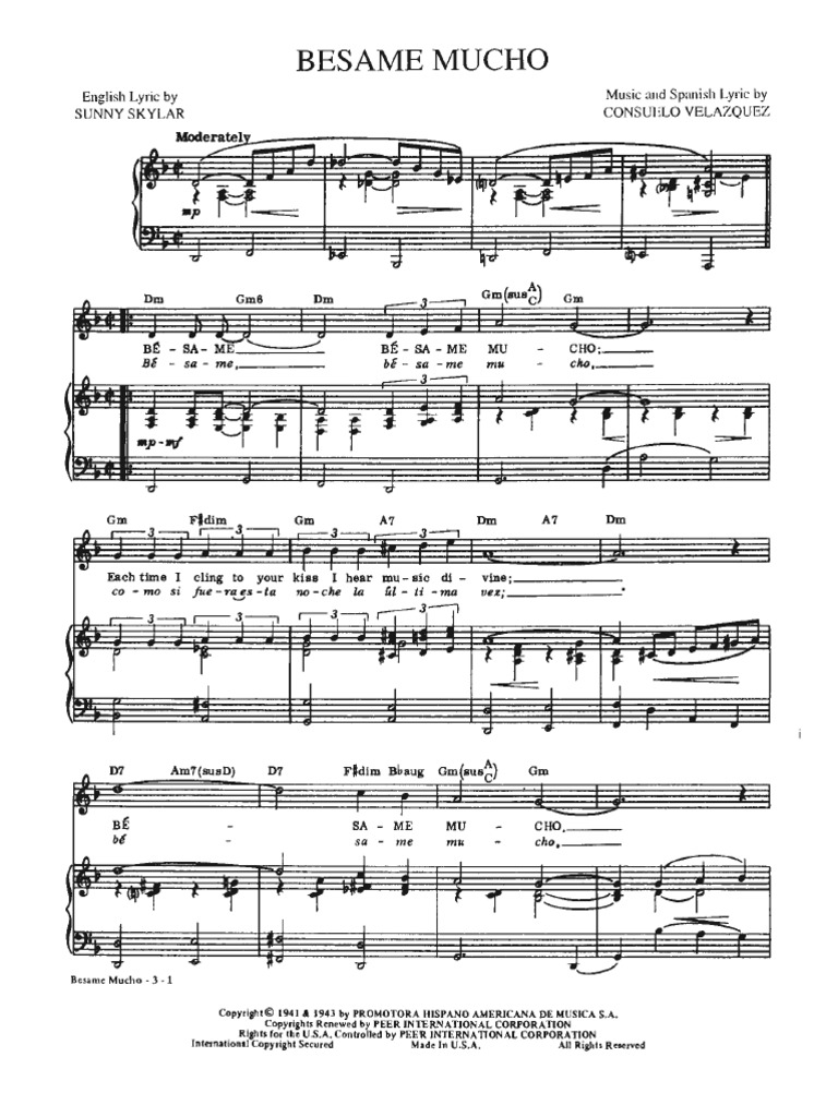 Besame Mucho | PDF