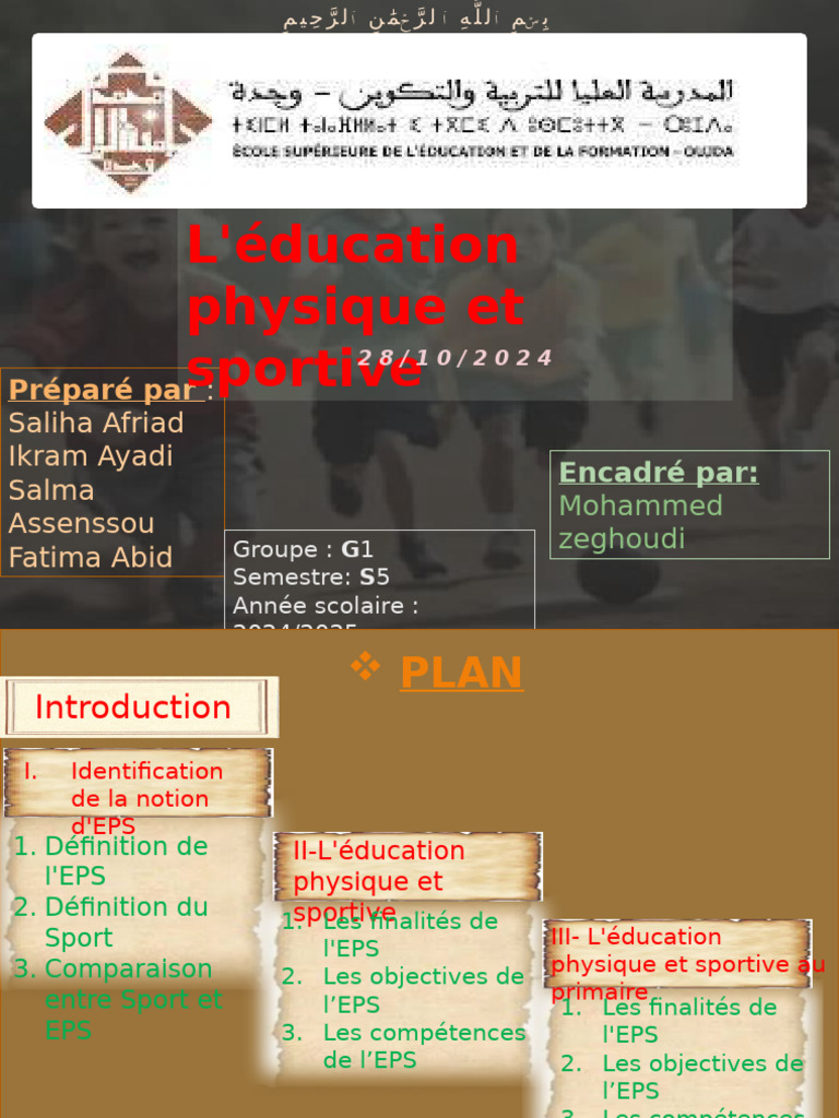 Importance de l'EPS au Primaire | PDF | Éducation physique | Des sports