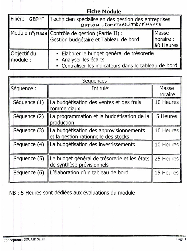 Gestion Budgétaire _023020 | PDF
