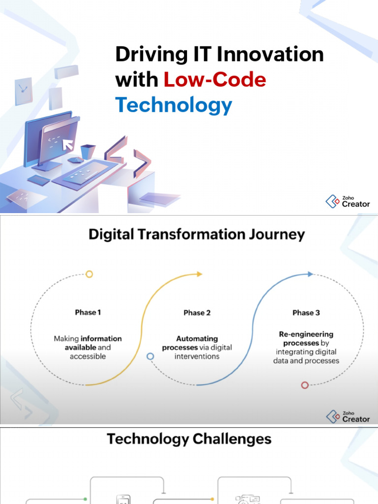 Driving IT Innovation With Low Code | PDF | Mobile App | Application Software