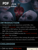 BTK Killer Case Study | PDF | Crime & Violence | Criminal Justice