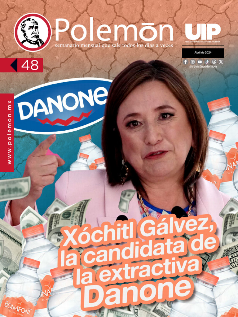 Xochitl Galvez, La Candidata de La Extractiva Danone | PDF | Agua