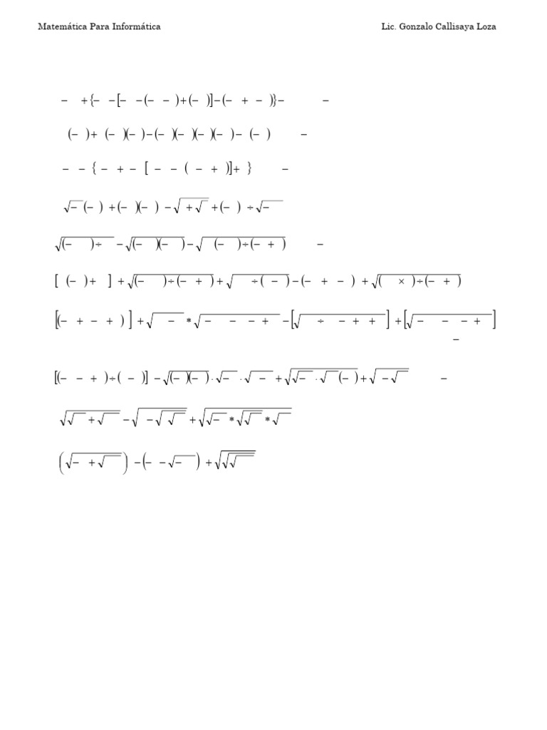 Template - Pr-Ctica - 1 N-Meros Enteros y Racionales | PDF