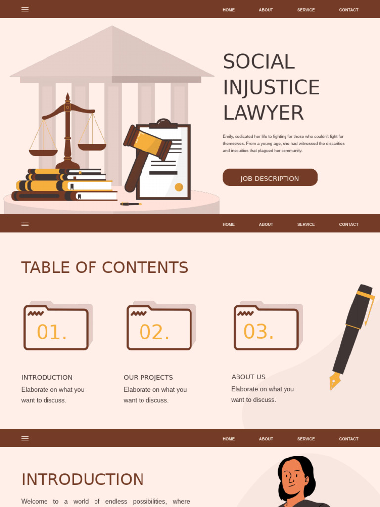 Social Injustice Lawyer Job Description Presentation | PDF | Innovation ...