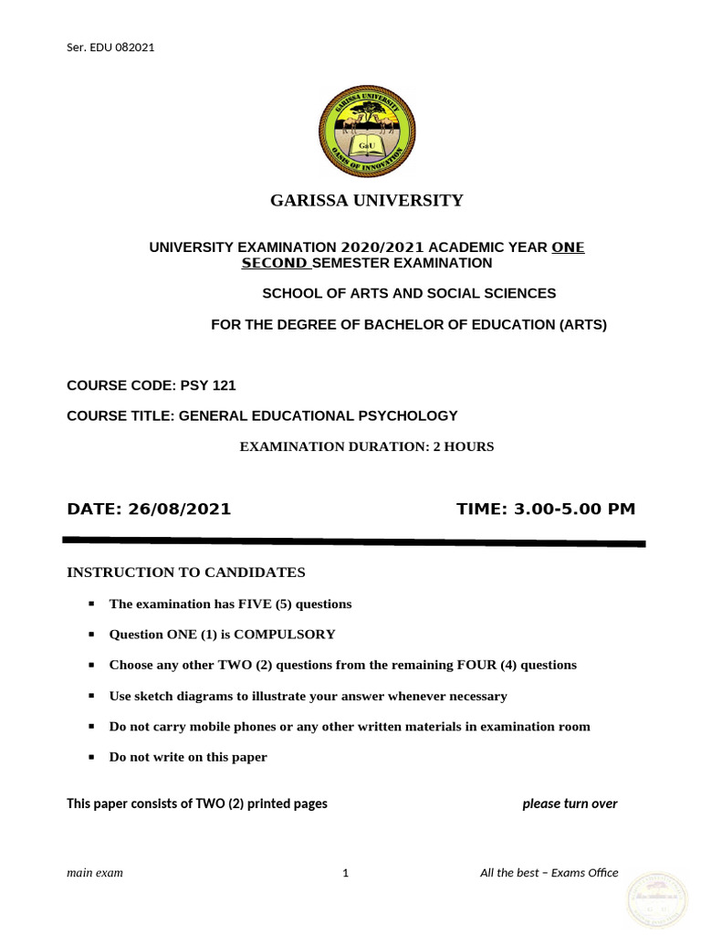 PSY 121 (1) | PDF | Psychology | Learning
