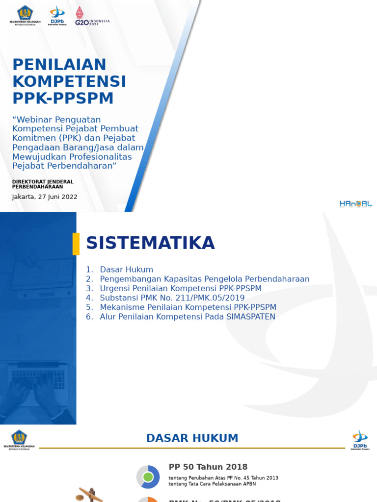 MATERI PENILAIAN KOMPETENSI PPK-PPSPM 2022 | PDF
