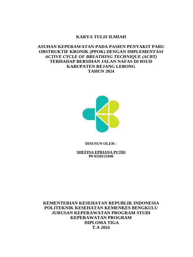 KTI SHEFINA EPRIANA PUTRI ACBT | PDF