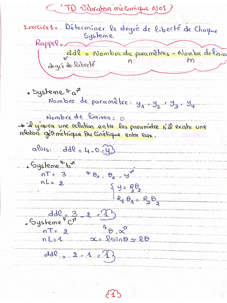 Solution TD N°1 | PDF