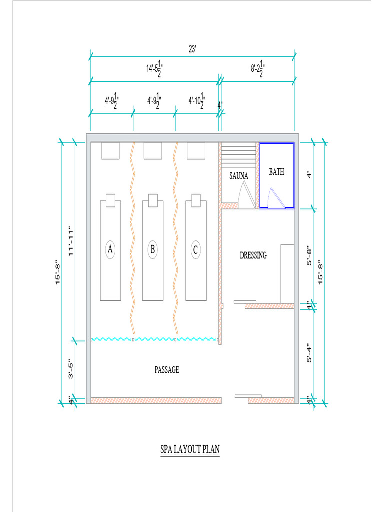 Spa Layout Plan (Rev-2) | PDF