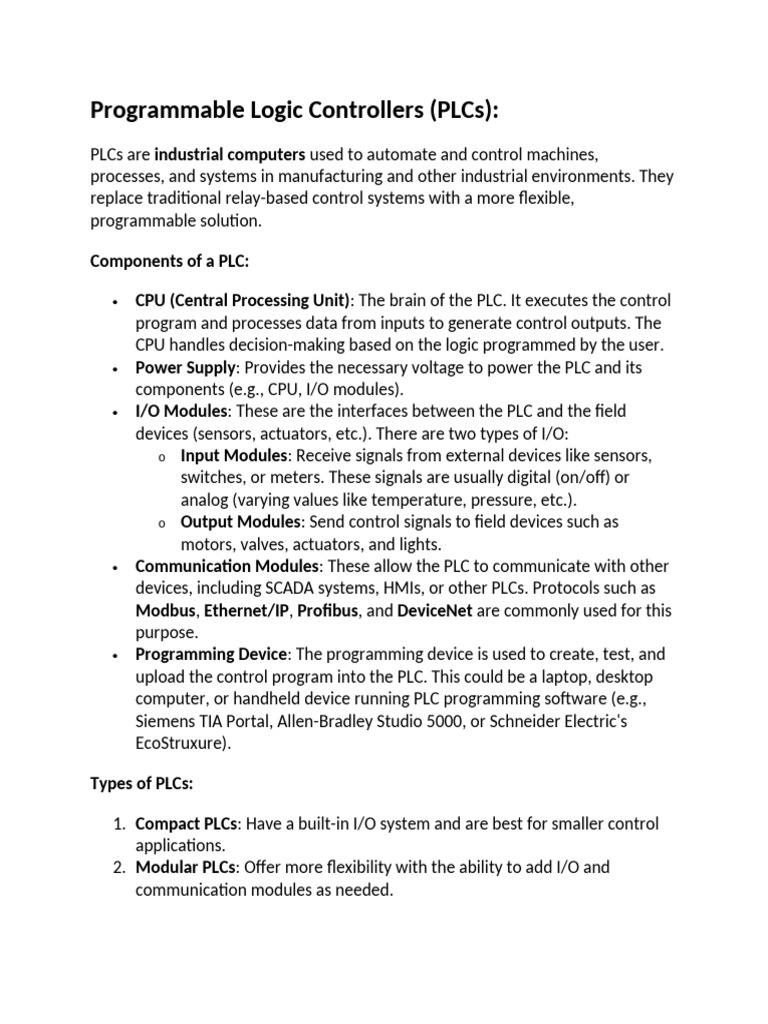 PLC and VFD | PDF | Programmable Logic Controller | Power Inverter