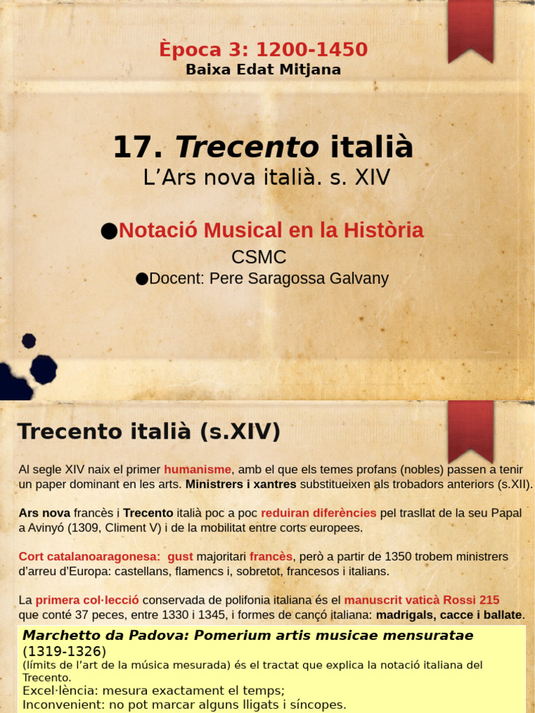 Trecento_italià | PDF