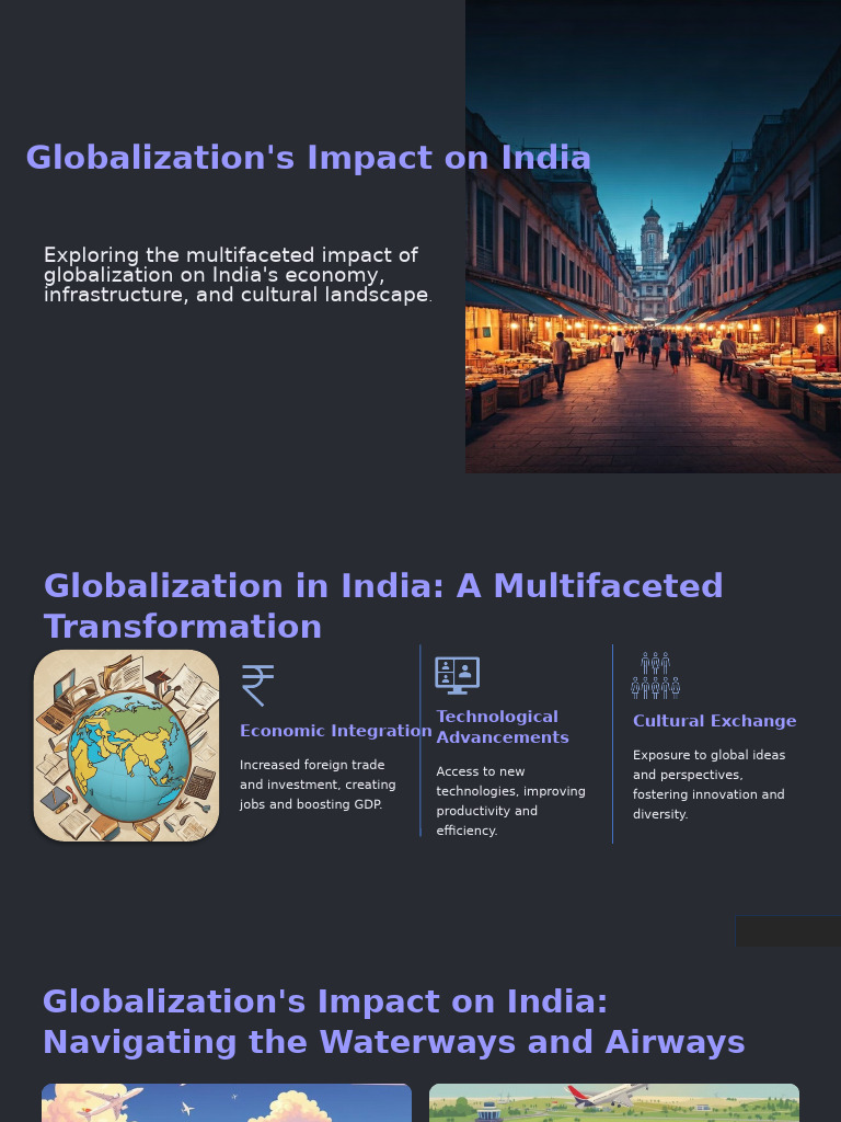 Globalization Grp8 15 12 24 | PDF | Globalization | Infrastructure