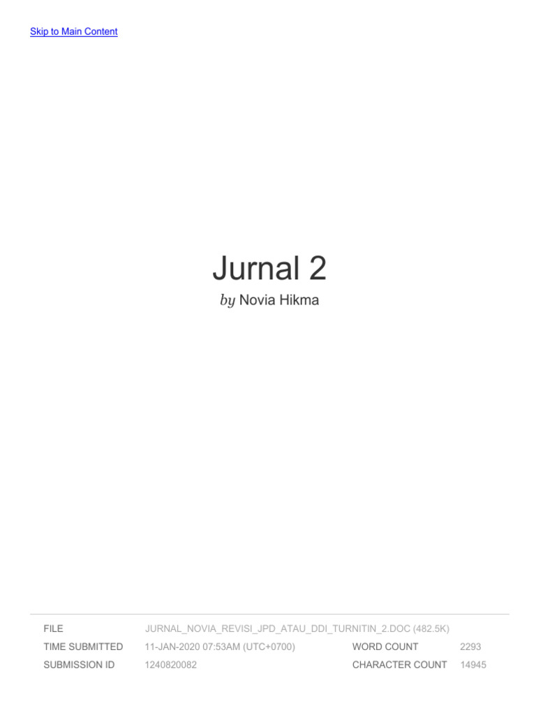 Jurnal 2 | PDF