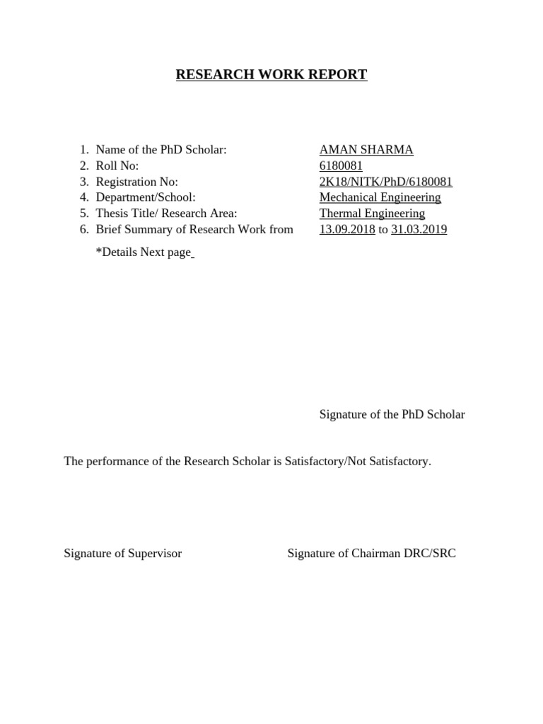 RESEARCH WORK REPORT | PDF | Photovoltaics | Sustainable Energy