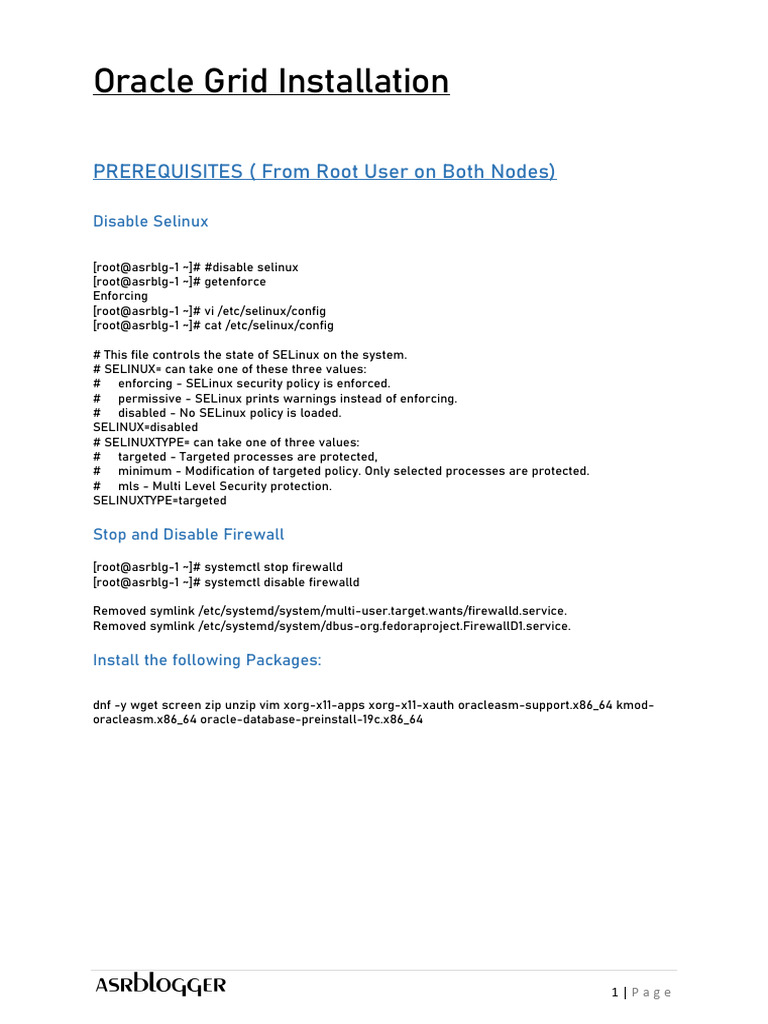 Asm And Grid Infrastructure Oracle Rac 1721622927 Pdf Secure Shell Password