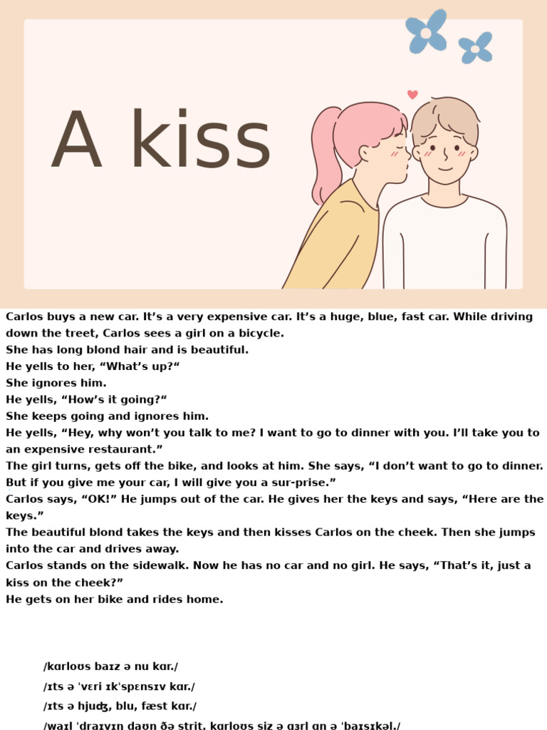 Carlos Trades Car for a Kiss | PDF | Hair Color | Hair