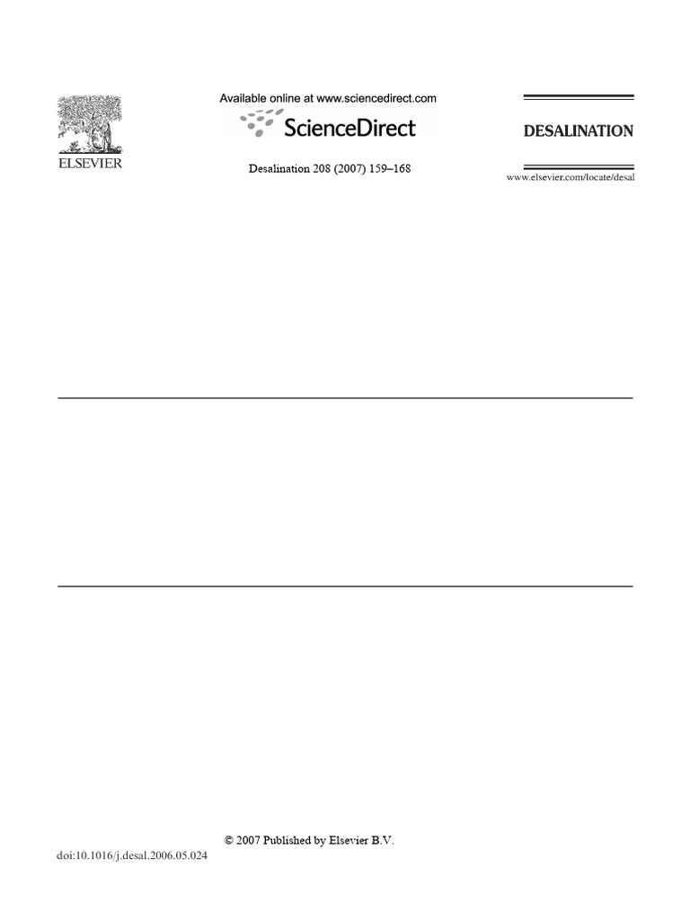 Seawater Versus Produced Water In Oil Fields Water Injection Operations Desalination Pdf