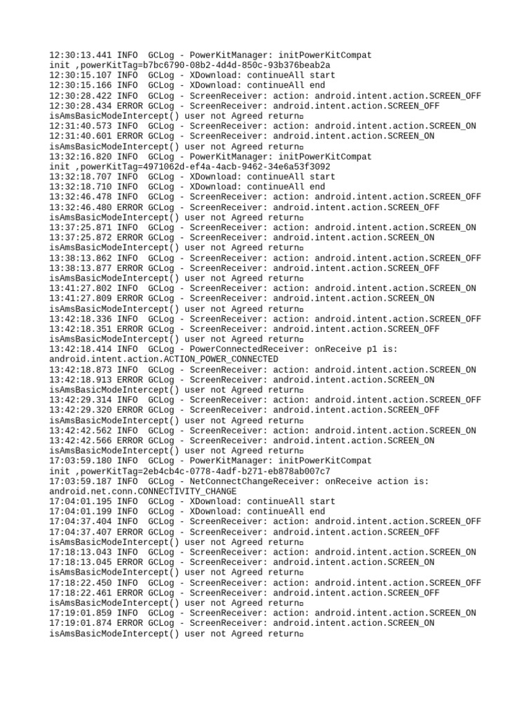 Developer Debug Log Analysis | PDF