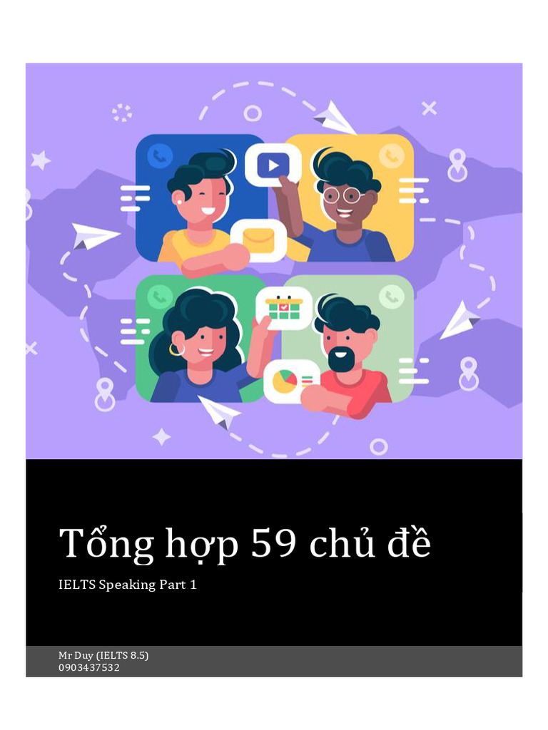 Speaking Sample Part 1 (59 Topics) - 2023 Edition | PDF | Pizza | Dream