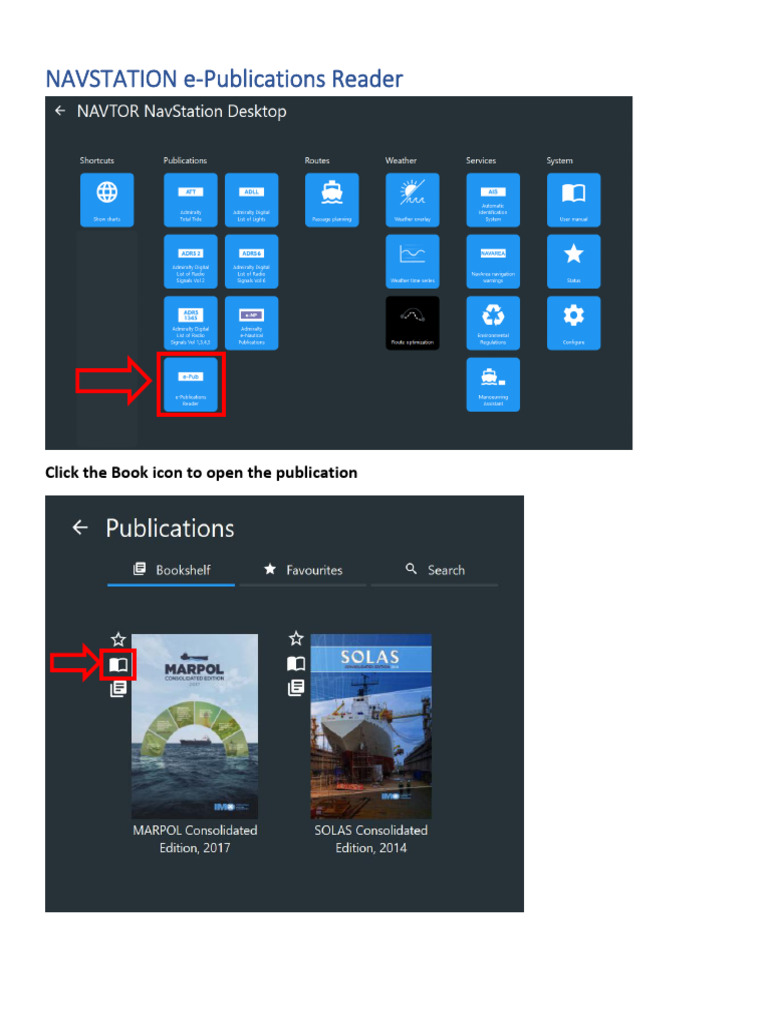 NAVSTATION e-Publications Guide | PDF