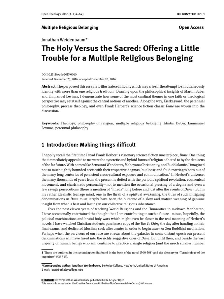 10.1515 - Opth 2017 0010 | PDF | Brahman | Mysticism