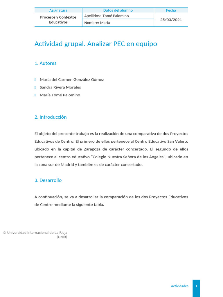 Act3.procesos y Contextos Educativos Grupal - Superdef | PDF | Maestros | Aprendizaje
