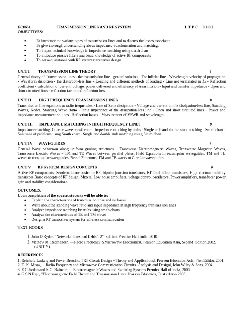 piar jay | PDF | Transmission Line | Electrical Impedance
