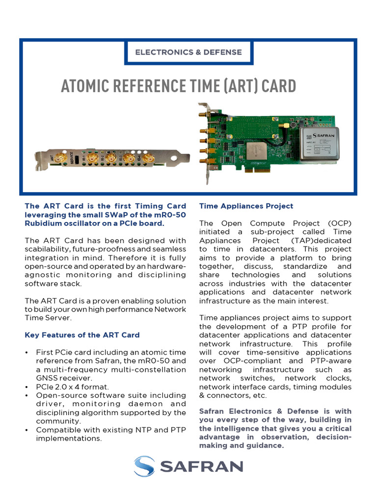 SAFRAN_TimeCard_DS | PDF | Data Center | Computer Engineering