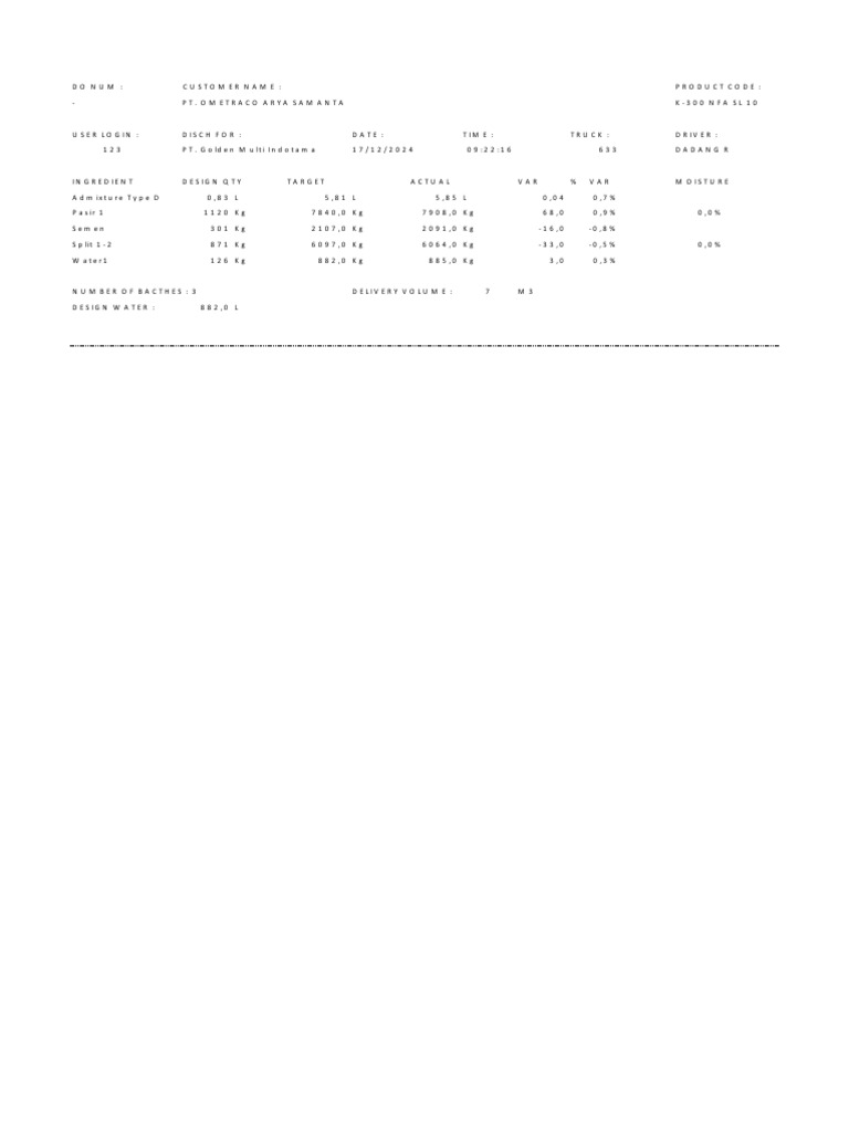 Ometraco - Golden K-300 17-12-24 | PDF