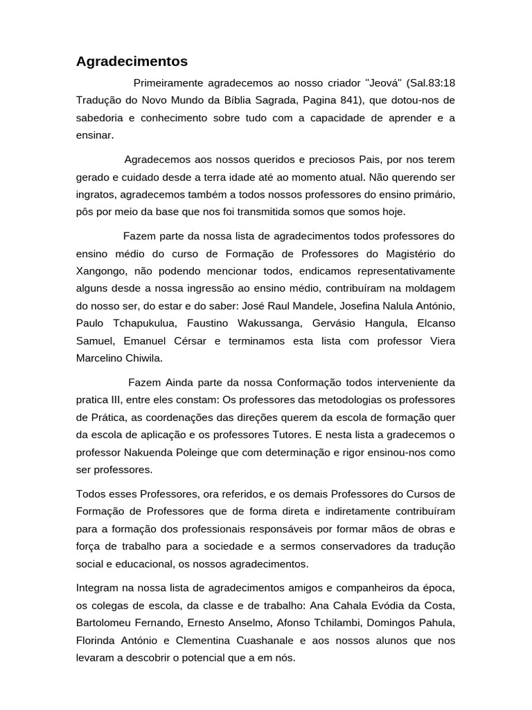 relatorio de pratica pedagogica. | PDF | Aprendizado | Conhecimento