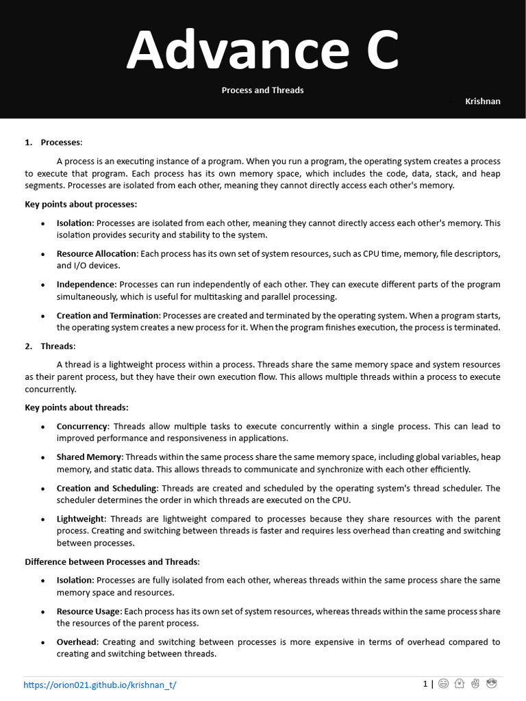 Processes And Threads Pdf Process Computing Thread Computing