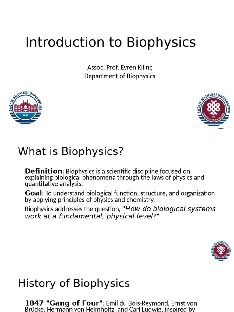 Introduction to Biophysics | PDF | Biophysics | Heart