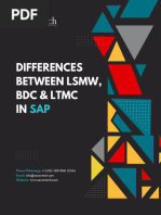 LTMC Steps for SAP S/4HANA Data Upload | PDF