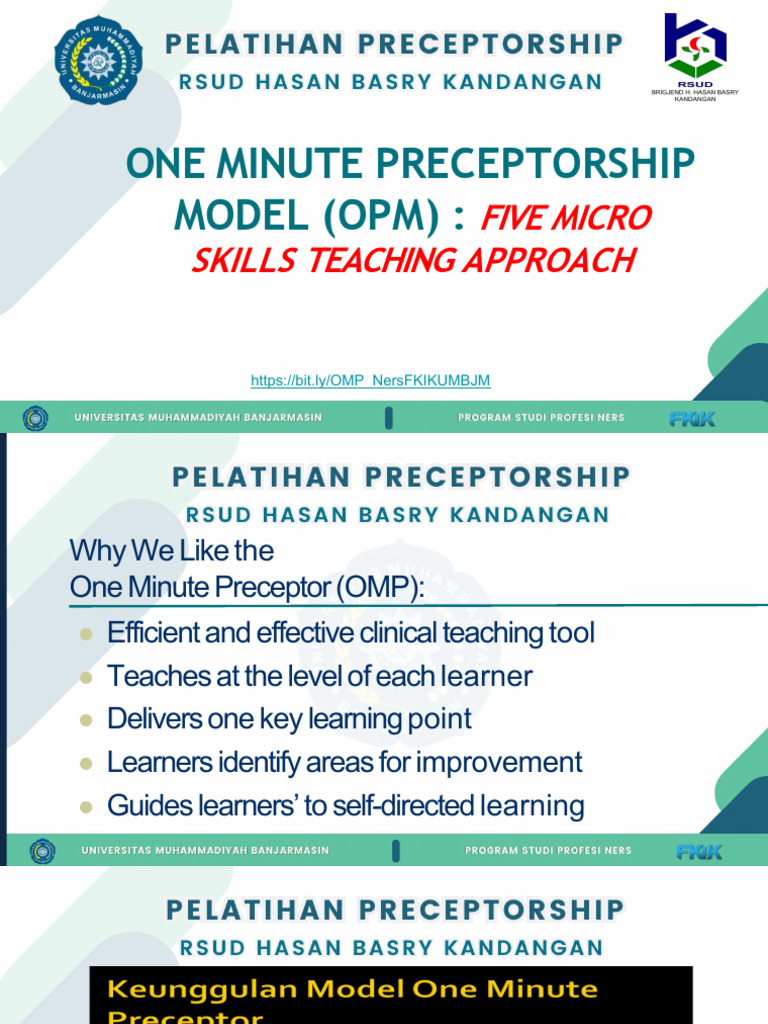 OMP One Minute Preceptor | PDF