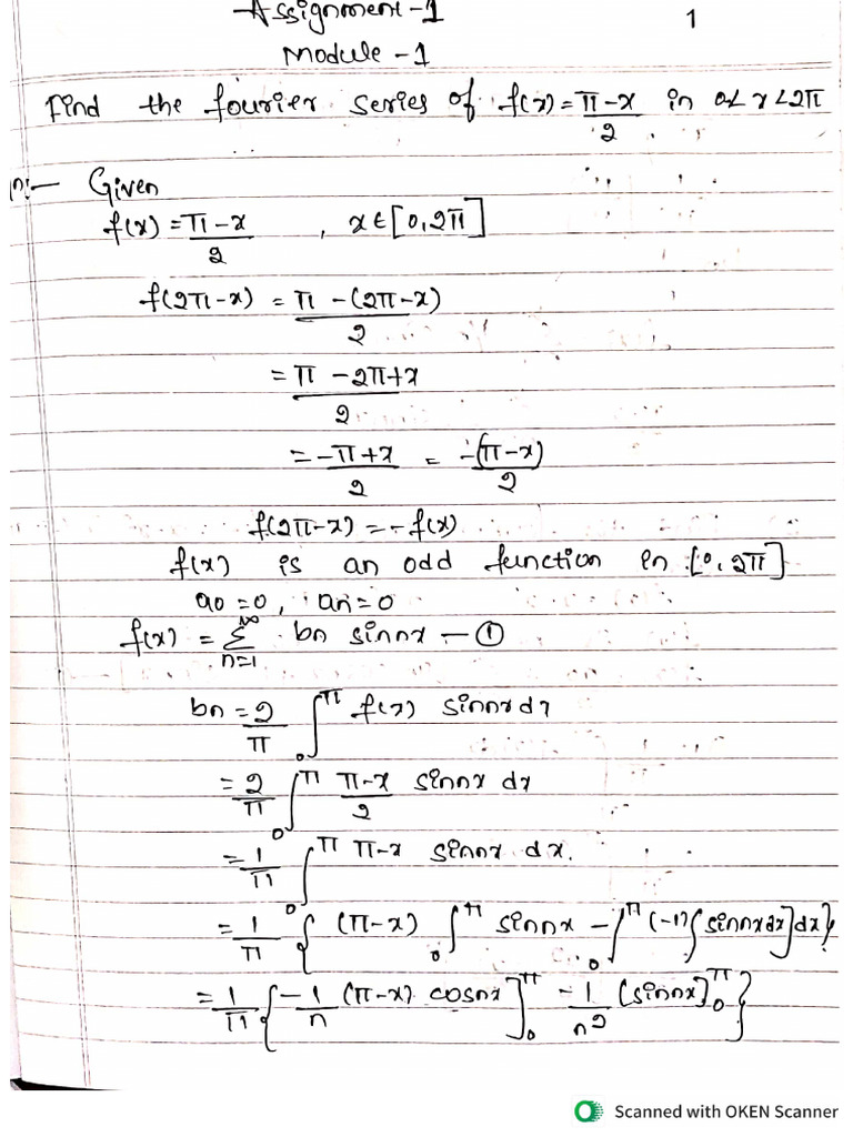 Maths Assignment 1 | PDF