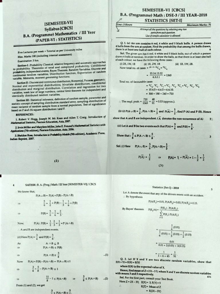 Statistics PYQ | PDF