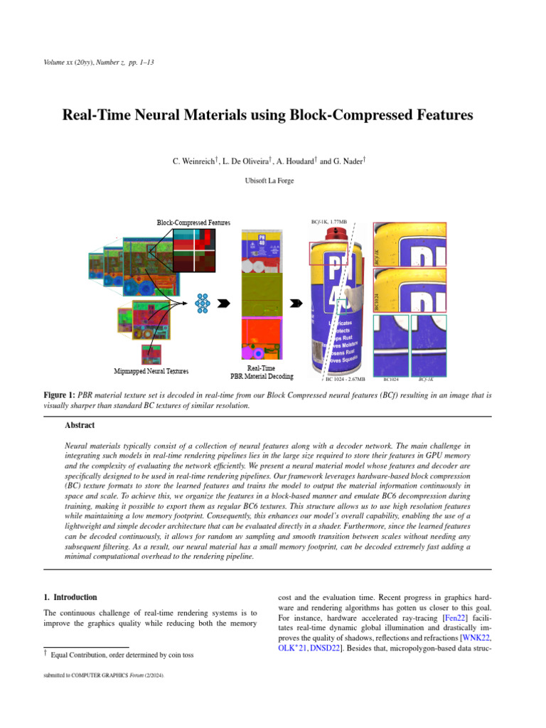 2311.16121v2 | PDF | Texture Mapping | Rendering (Computer Graphics)