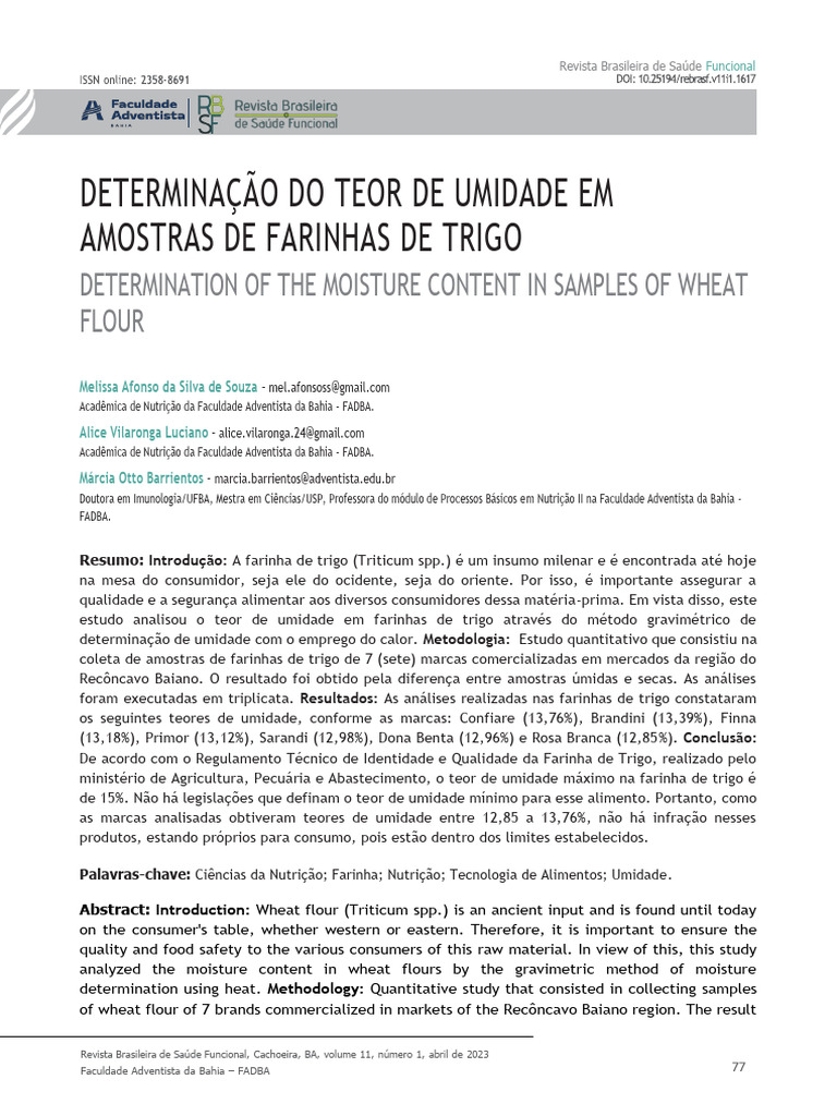 Artigo 4 - PORT | PDF | Trigo