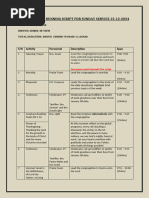 Night of Prayer Sample Schedule | PDF | Prayer | Worship