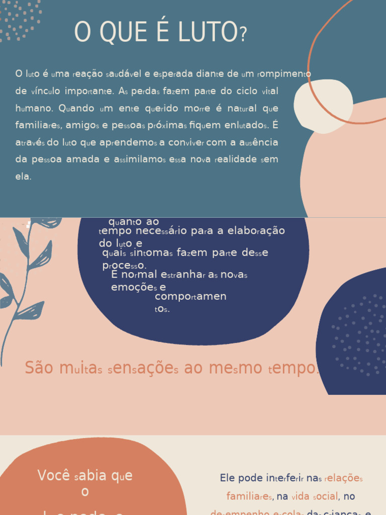 Cartilha-Luto | PDF | Tempo | Morte