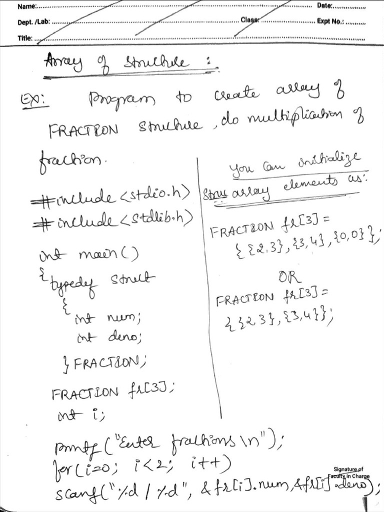 Structures contd | PDF