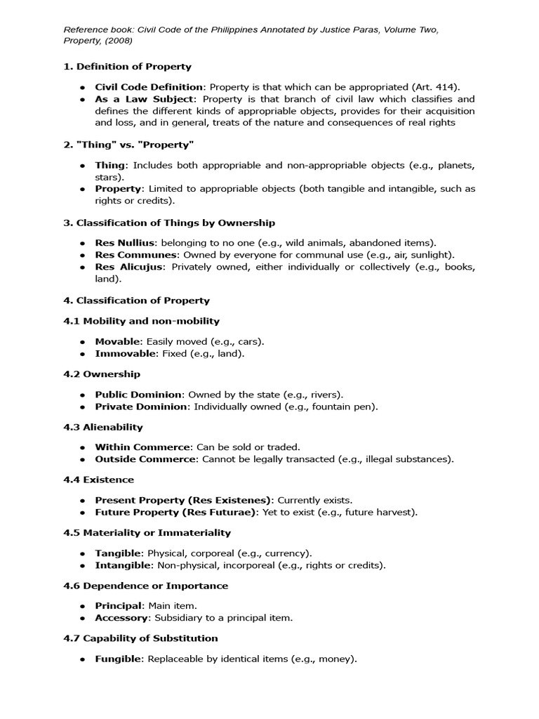 Property Book II of Civil Code | PDF | Property | Real Property