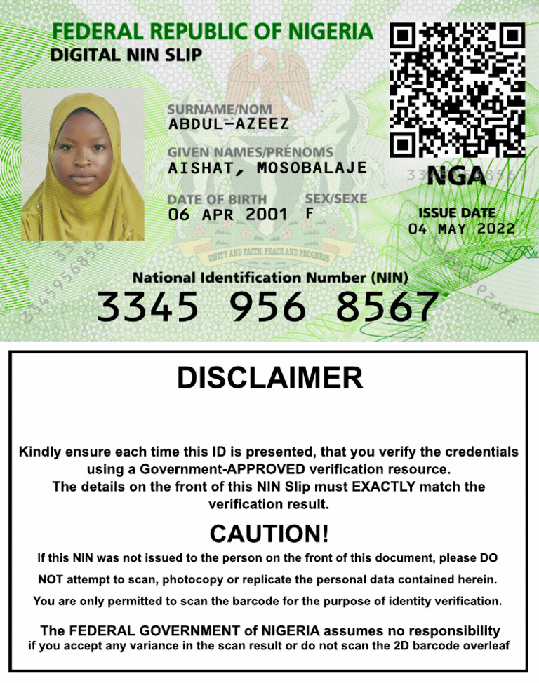 Nigeria Nimc | PDF